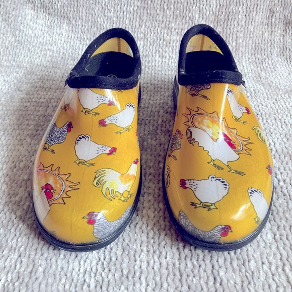 Sloggers | Shoes | Sloggers Chicken Clogs Yellow Rain Garden Shoes ...